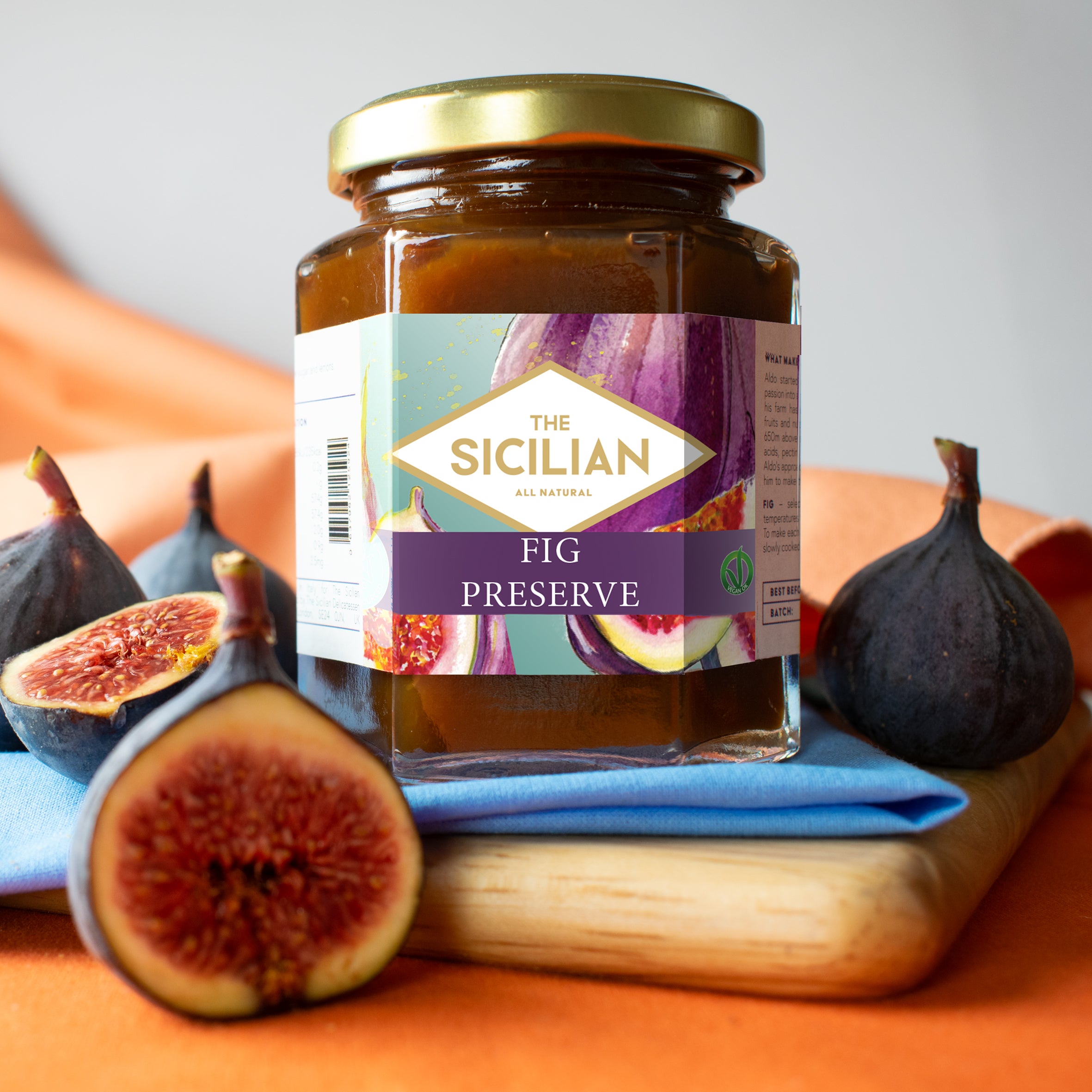 Sicilian Fig Preserve Extra Fruit 230g | The Sicilian – The Sicilian ...