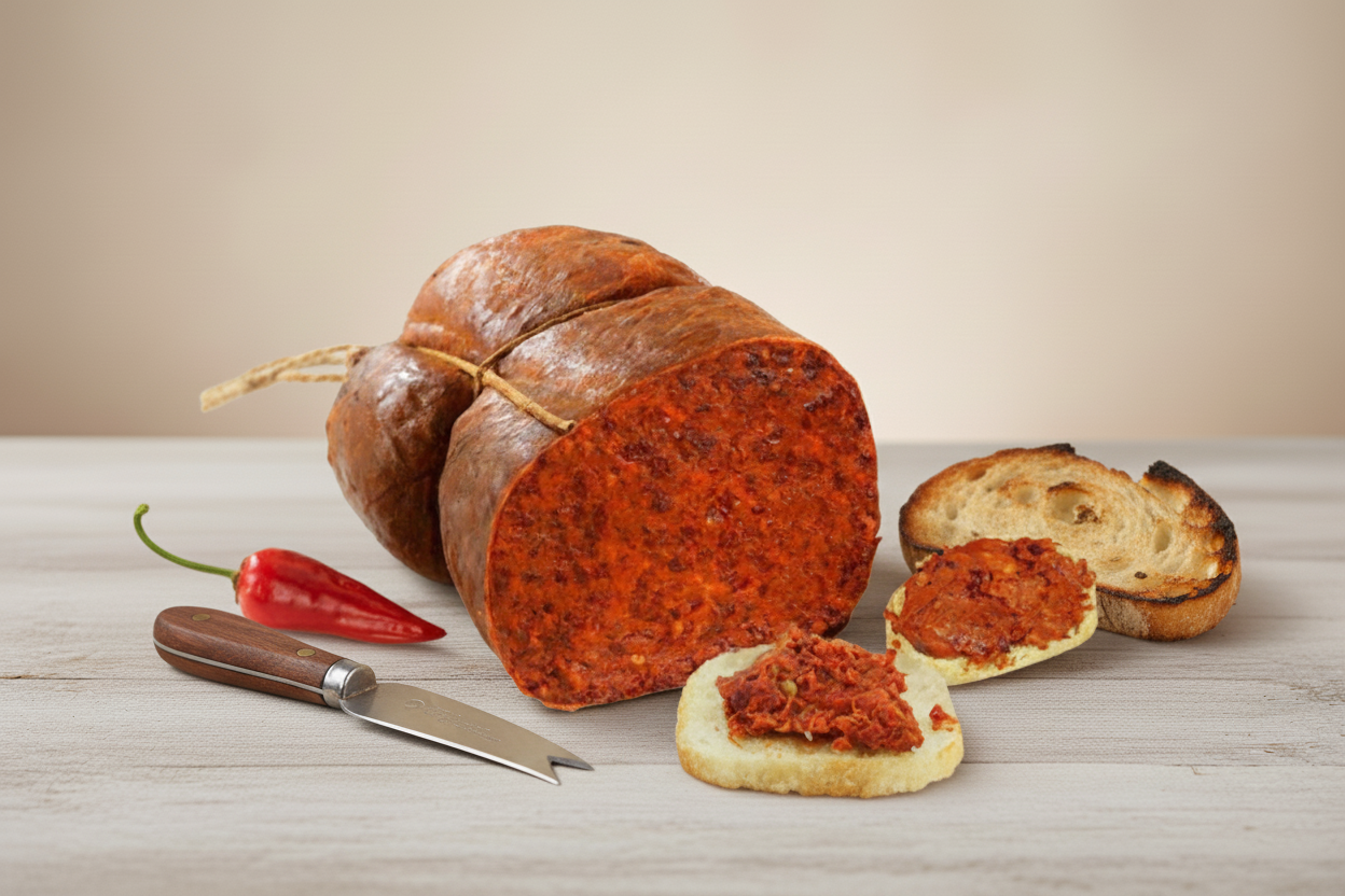 Nduja di Spilinga Calabrian spicy spread 200g | The Sicilian – The ...